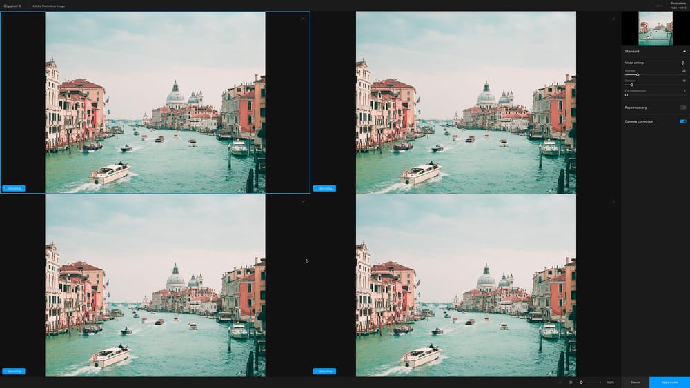 Gigapixel 8: Image upscaling from the future