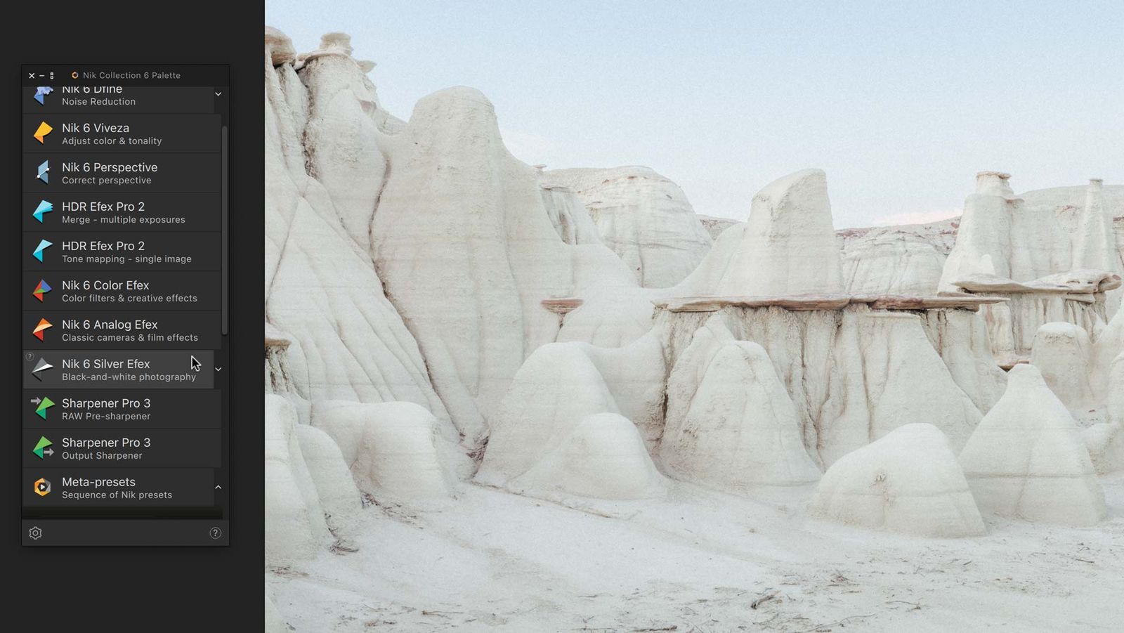 Creating black and white images with Nik Silver Efex